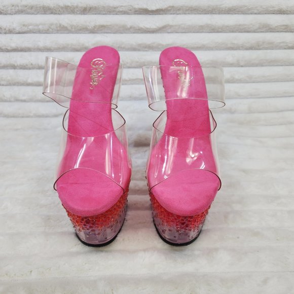 Pleaser | Shoes | Crystalize Crystal Ombre Platform Heels | Poshmark